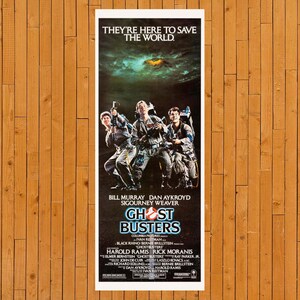 1984 Ghostbusters Insert Vintage Comedy Movie Poster Print - Etsy
