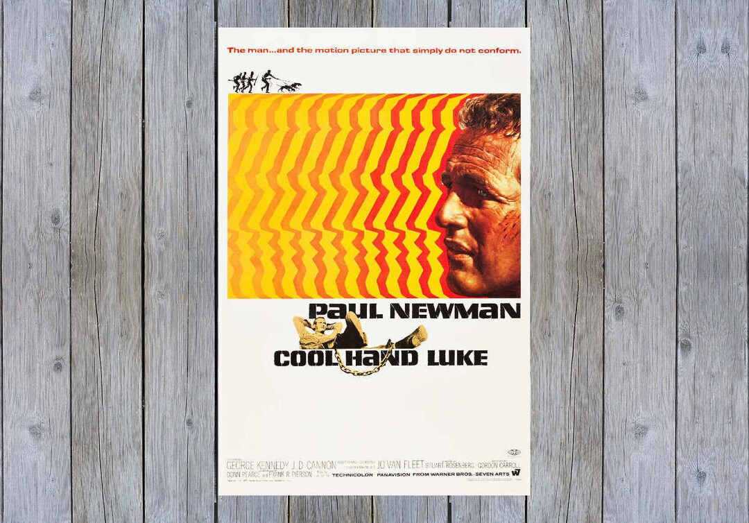 1967 Cool Hand Luke STYLE A Vintage Movie Poster Print - Etsy