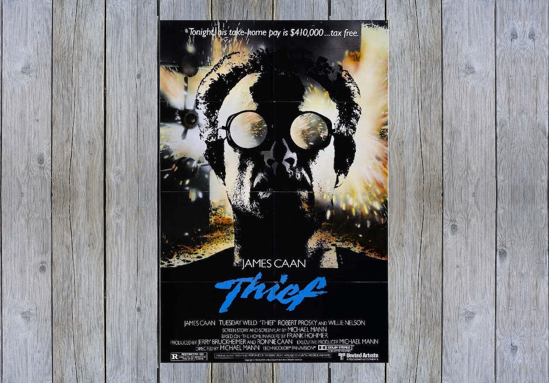 1981 Thief Vintage Movie Poster Print - Etsy