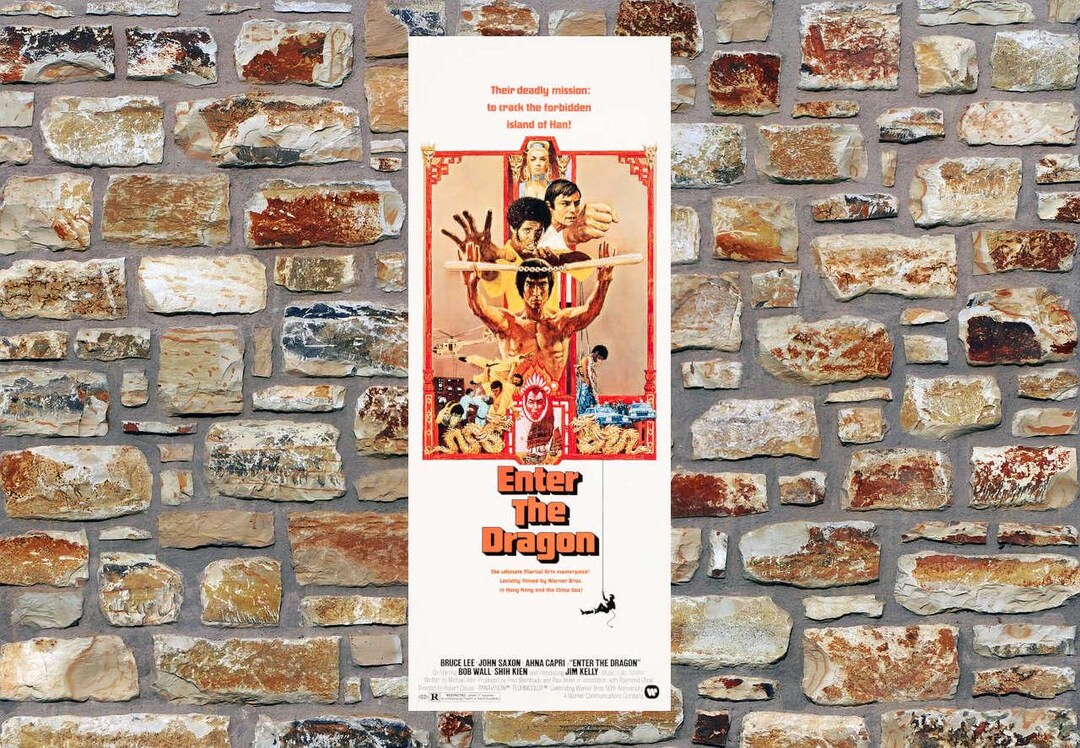 1973 Enter the Dragon Insert Size Vintage Movie Poster Print - Etsy