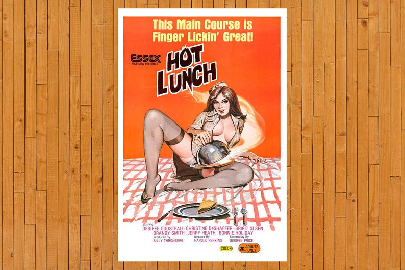 1978 Hot Lunch Vintage Adult Film Movie Poster Print - Etsy