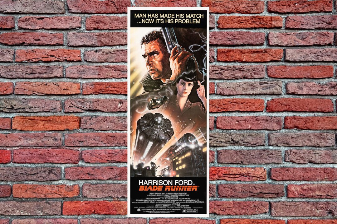 1982 Blade Runner Insert Vintage Sci-fi Movie Poster Print - Etsy