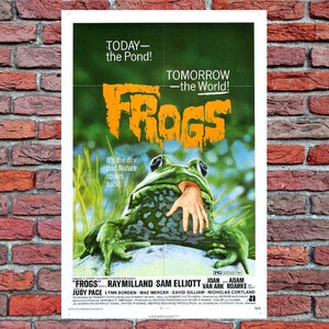 1972 Frogs Vintage Movie Poster Print - Etsy