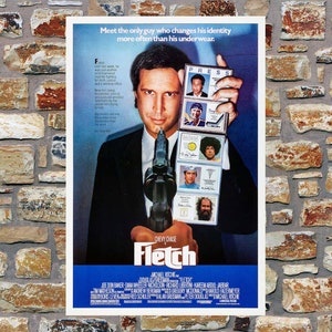 1985 Fletch With Chevy Chase Vintage Comedy Movie Poster Print - Etsy