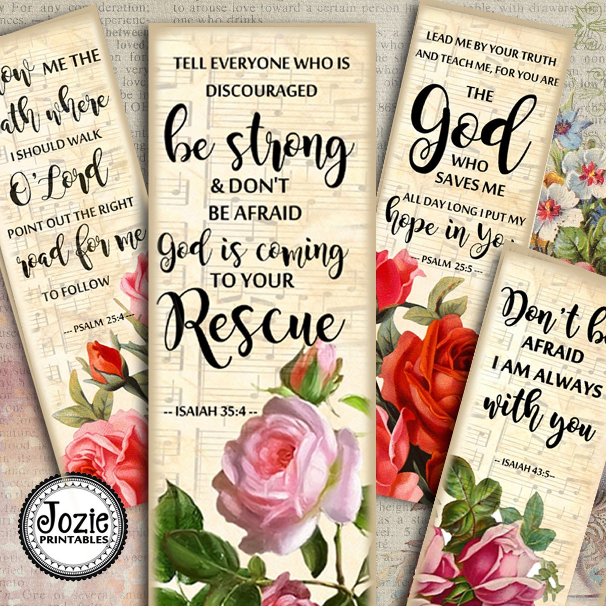 Printable Bookmarks Bible Verse Tags Scripture Art Bible - Etsy