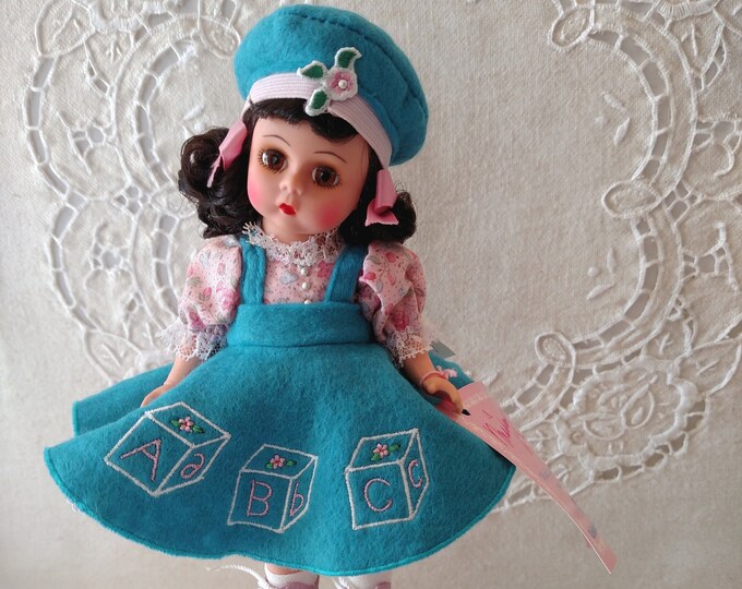 Wendy Learns Her Abc's, LE, Madame Alexander, Vintage 8" Doll, Original ...