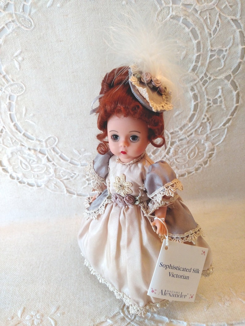 Sophisticated Silk Victorian Htf Madame Alexander Vintage Etsy