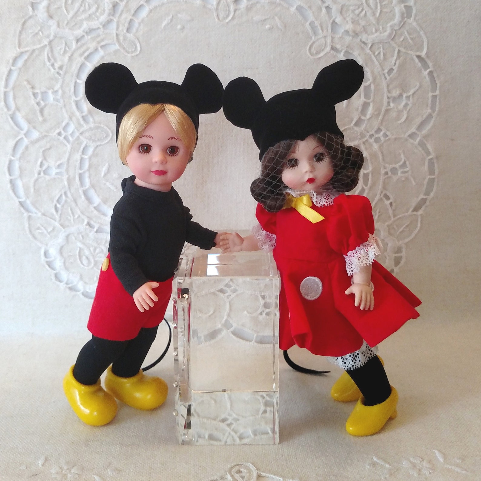 31641 Mickey Mouse and Minnie Mouse Set, Madame Alexander, 8" Vintage ...