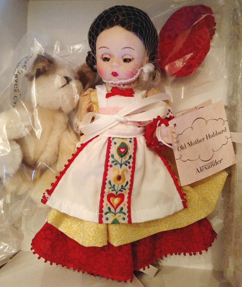Old Mother Hubbard Nrfb Htf Madame Alexander 8 Doll Etsy