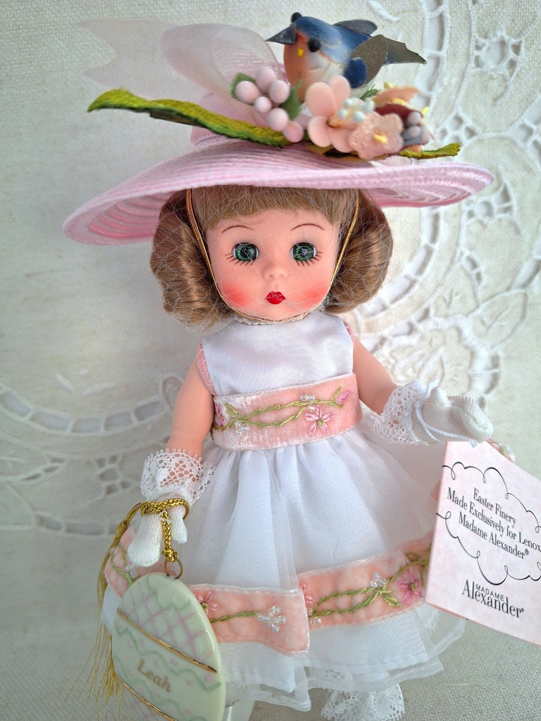 Easter Finery, BK, HTF, Madame Alexander, 8" Doll, Lenox Egg Ornament ...