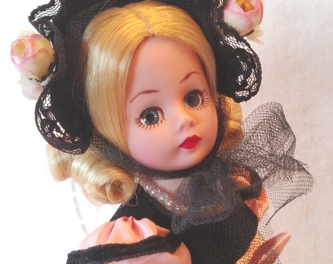 1953 Glamour Girl, HTF, Madame Alexander, 10" Vintage Doll, Bonnet ...