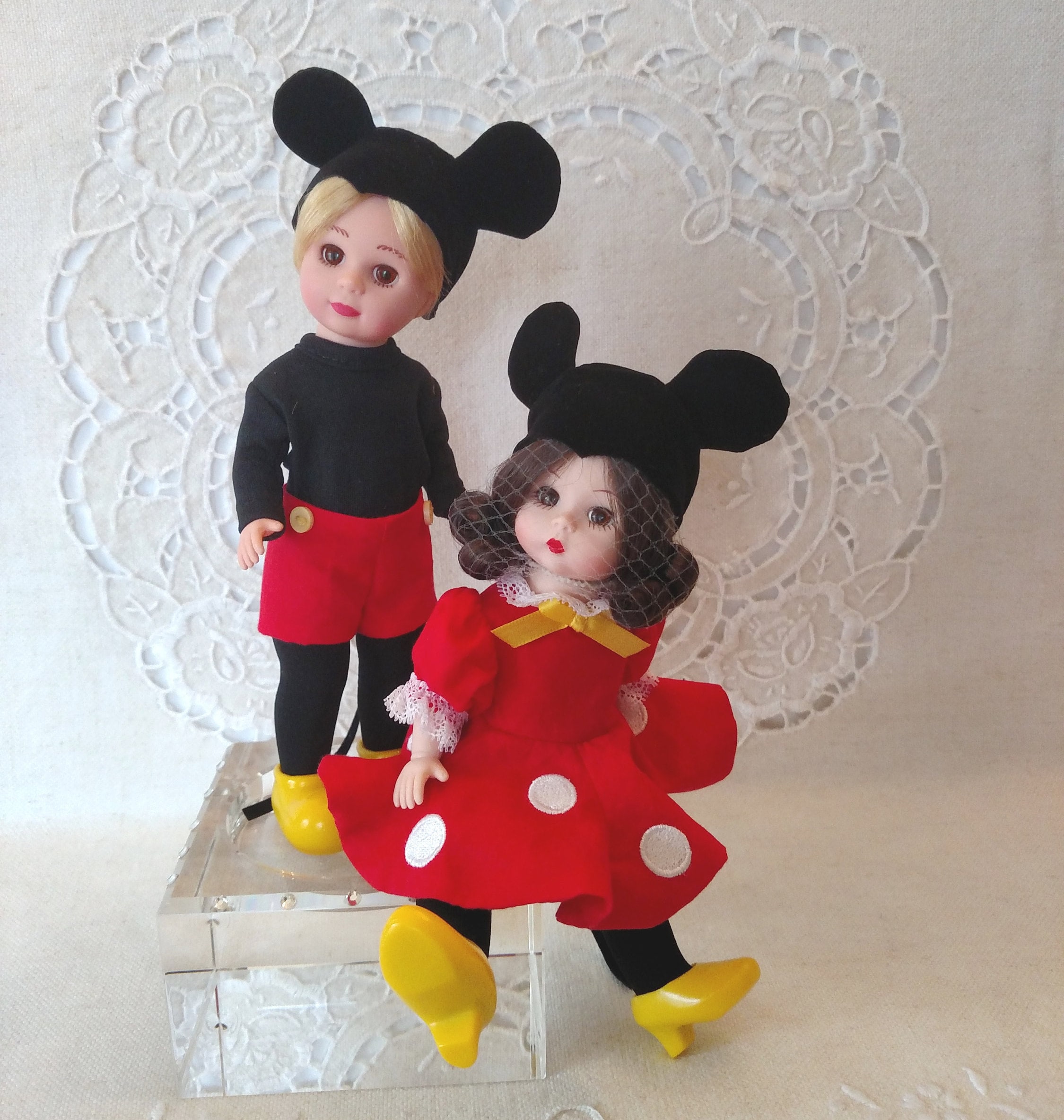 31641 Mickey Mouse and Minnie Mouse Set, Madame Alexander, 8" Vintage ...