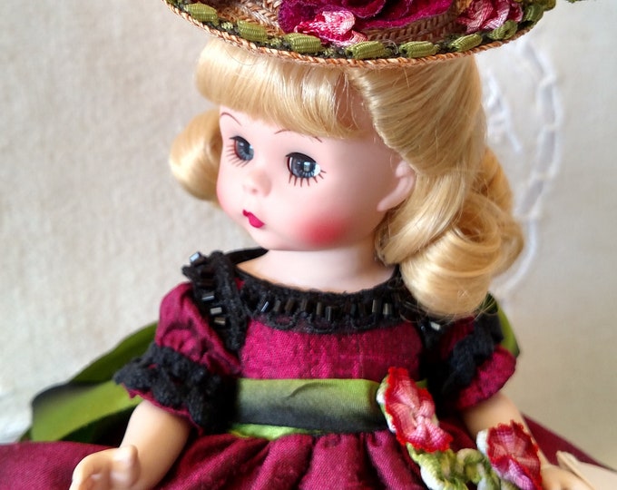 Perfectly Polished, HTF, Madame Alexander, 8" Doll, Hat Accessory, Silk ...