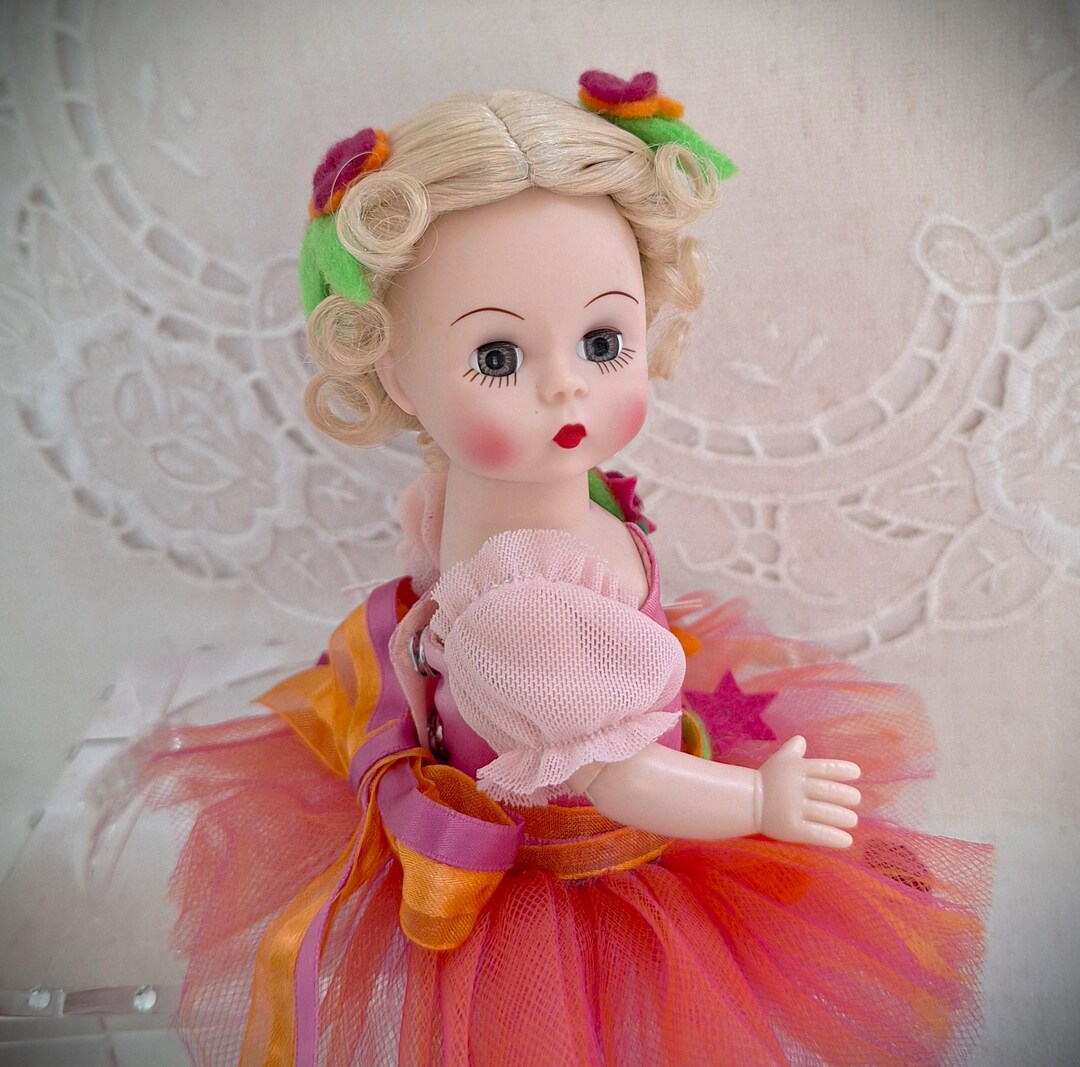 Festive Ballerina, HTF, Madame Alexander, 8" Articulated Doll, Neck ...