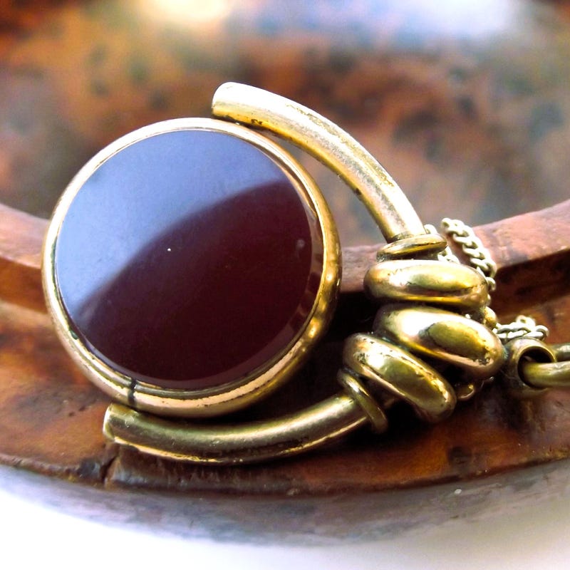 Swivel Fob Pendant Necklace - Etsy UK