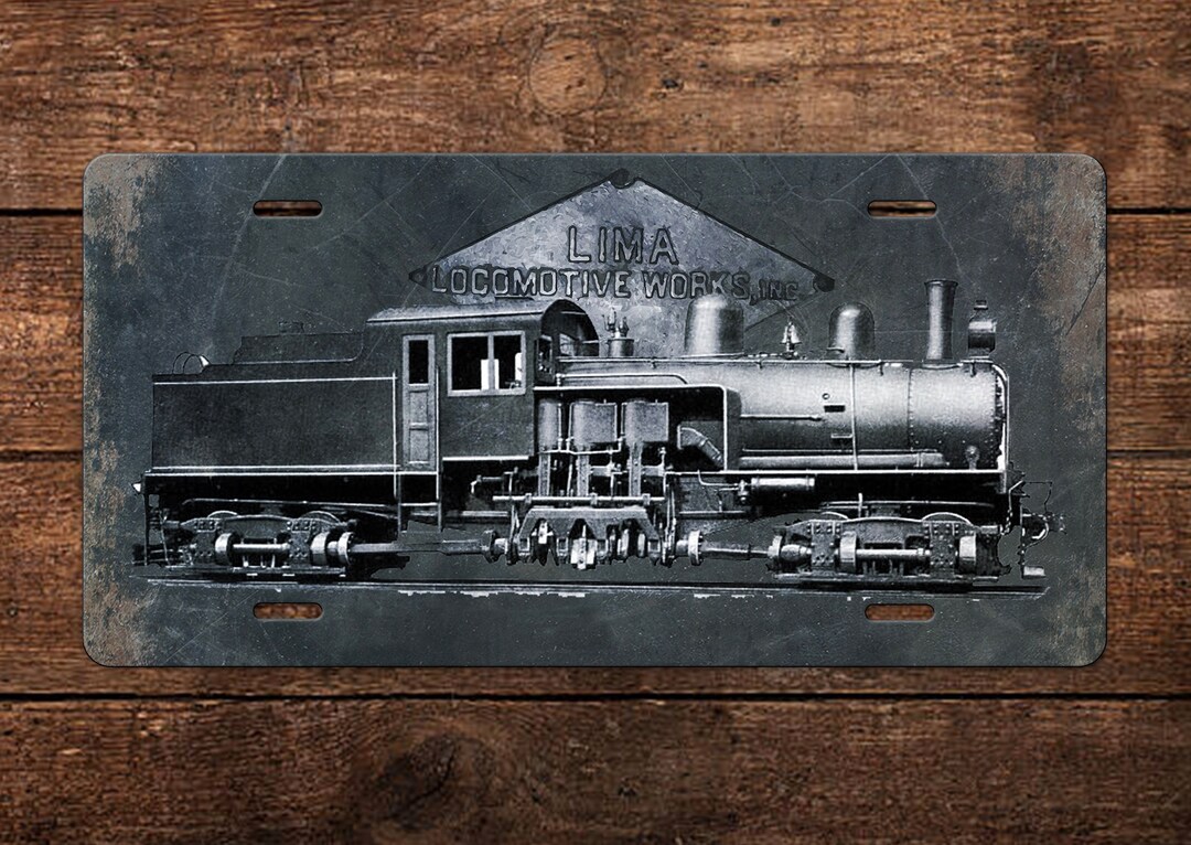 Vintage Shay Locomotive License Plate - Etsy