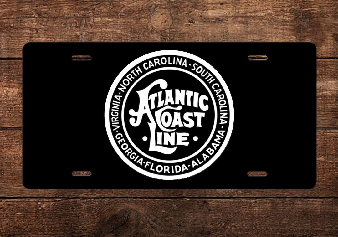 Atlantic Coast Line (ACL) License Plate - Etsy