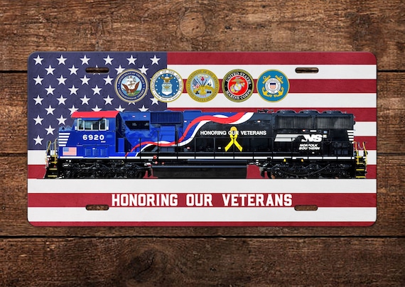 Norfolk Southern NS Veteran's Locomotive License Plate - Etsy