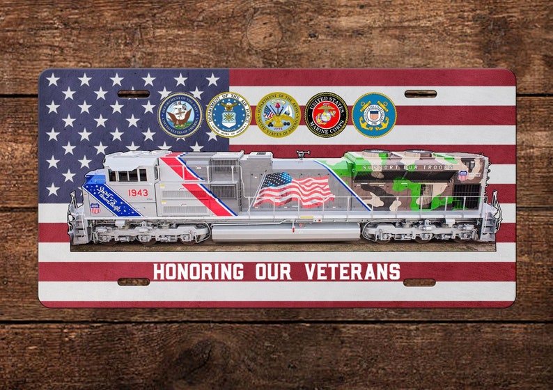 Union Pacific 4141 george Bush 41 Locomotive License Plate - Etsy