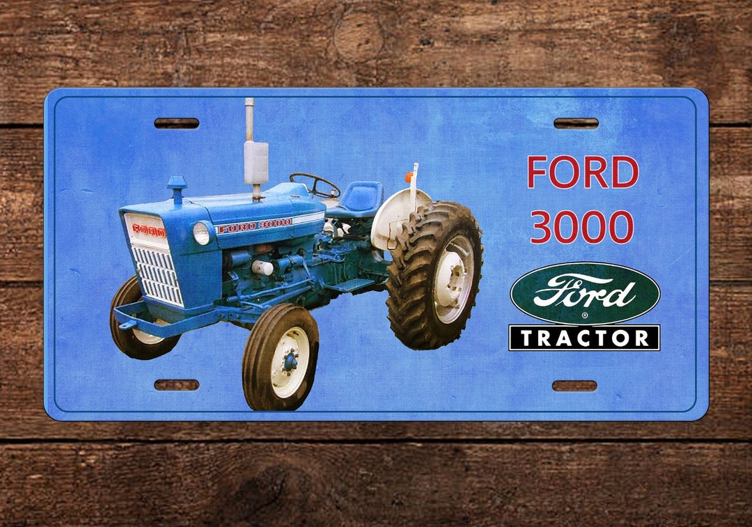 Ford Tractor 3000 Series License Plate - Etsy