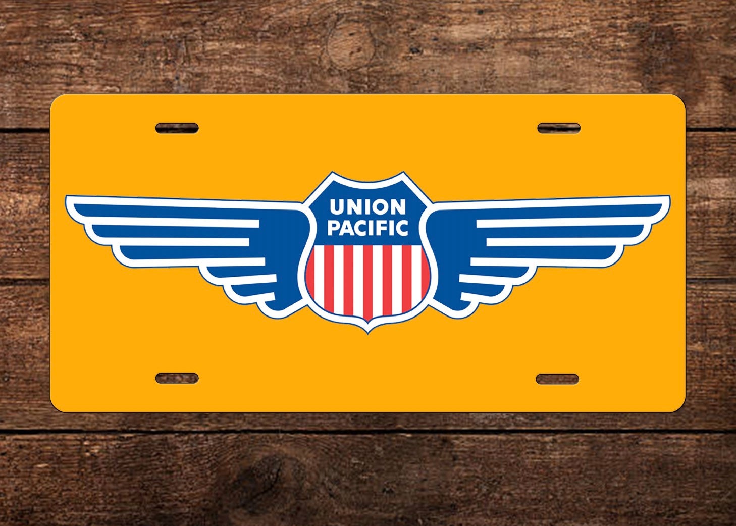 Union Pacific wings Logo License Plate - Etsy