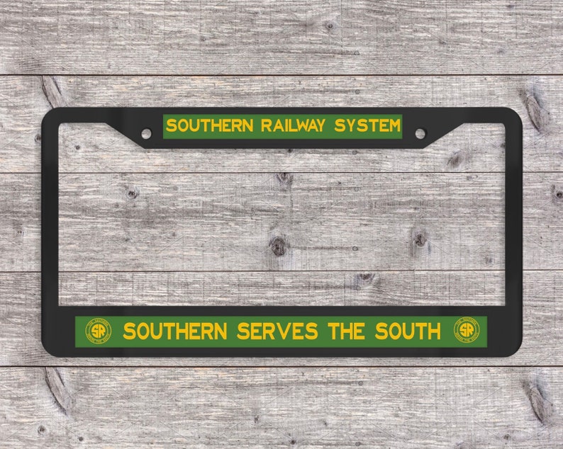 Southern (railway) Serves the South Chrome License Plate Frame - Etsy
