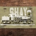 Vintage Shay Locomotive License Plate - Etsy