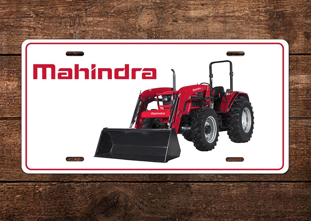 Mahindra Tractor License Plate - Etsy