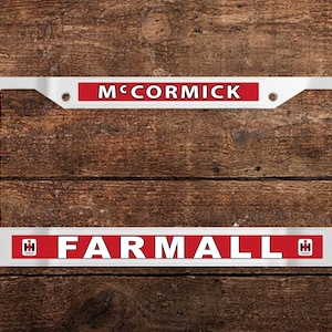 International Harvester Farmall Tractor Chrome License Plate Frame - Etsy