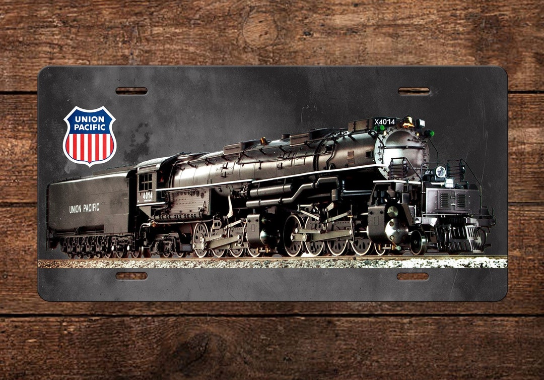 Union Pacific "big Boy" License Plate - Etsy