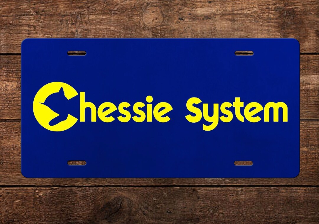 Chessie System License Plate - Etsy