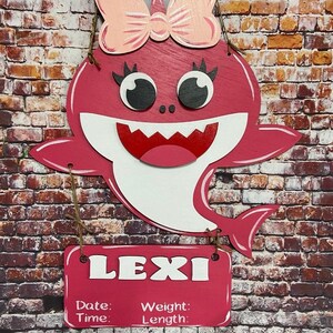 Baby Shark Door Hanger - Etsy