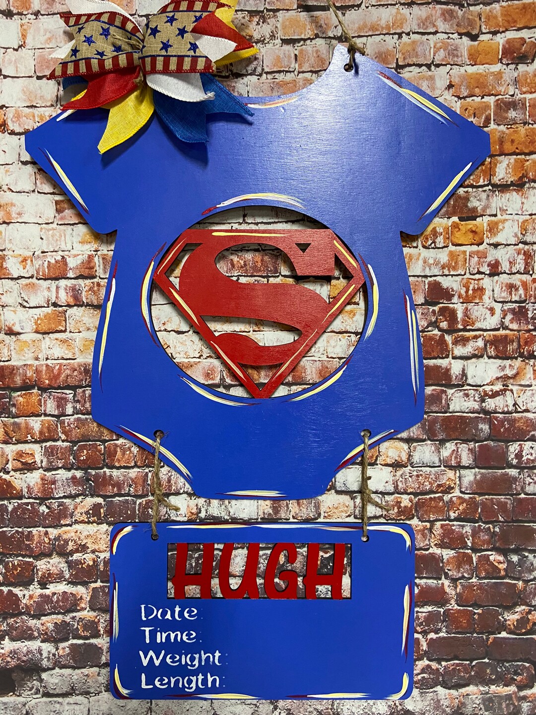 Capt America Super Hero Baby Door Hanger Hospital Door - Etsy