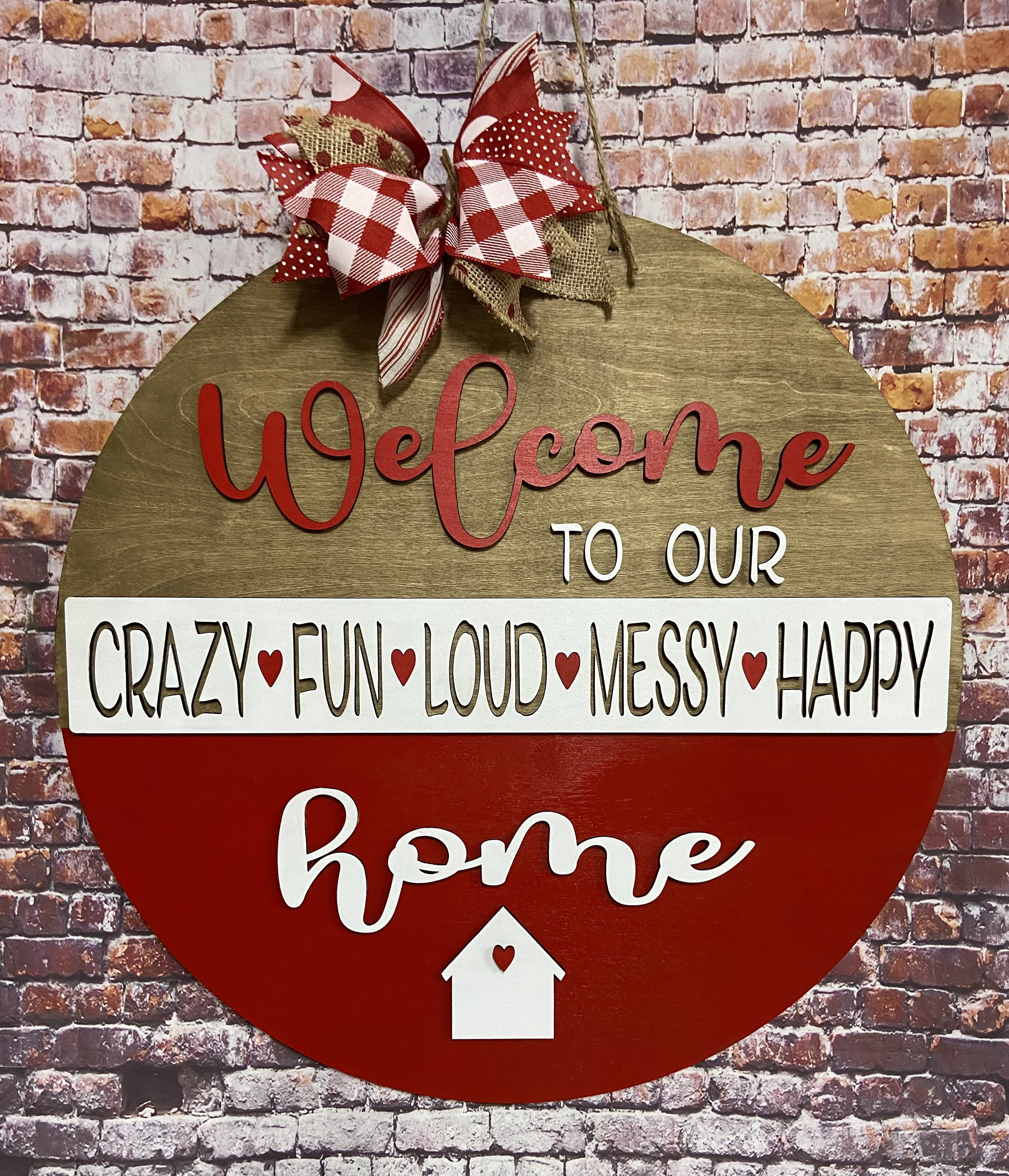 Welcome to Our Fun Messy Loud Home - Etsy