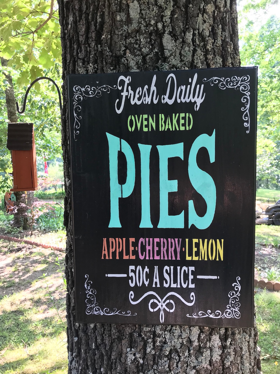 Pies, Wall Hanging, Kitchen Decor, Dining Room, Folk Art, Farmhouse ...