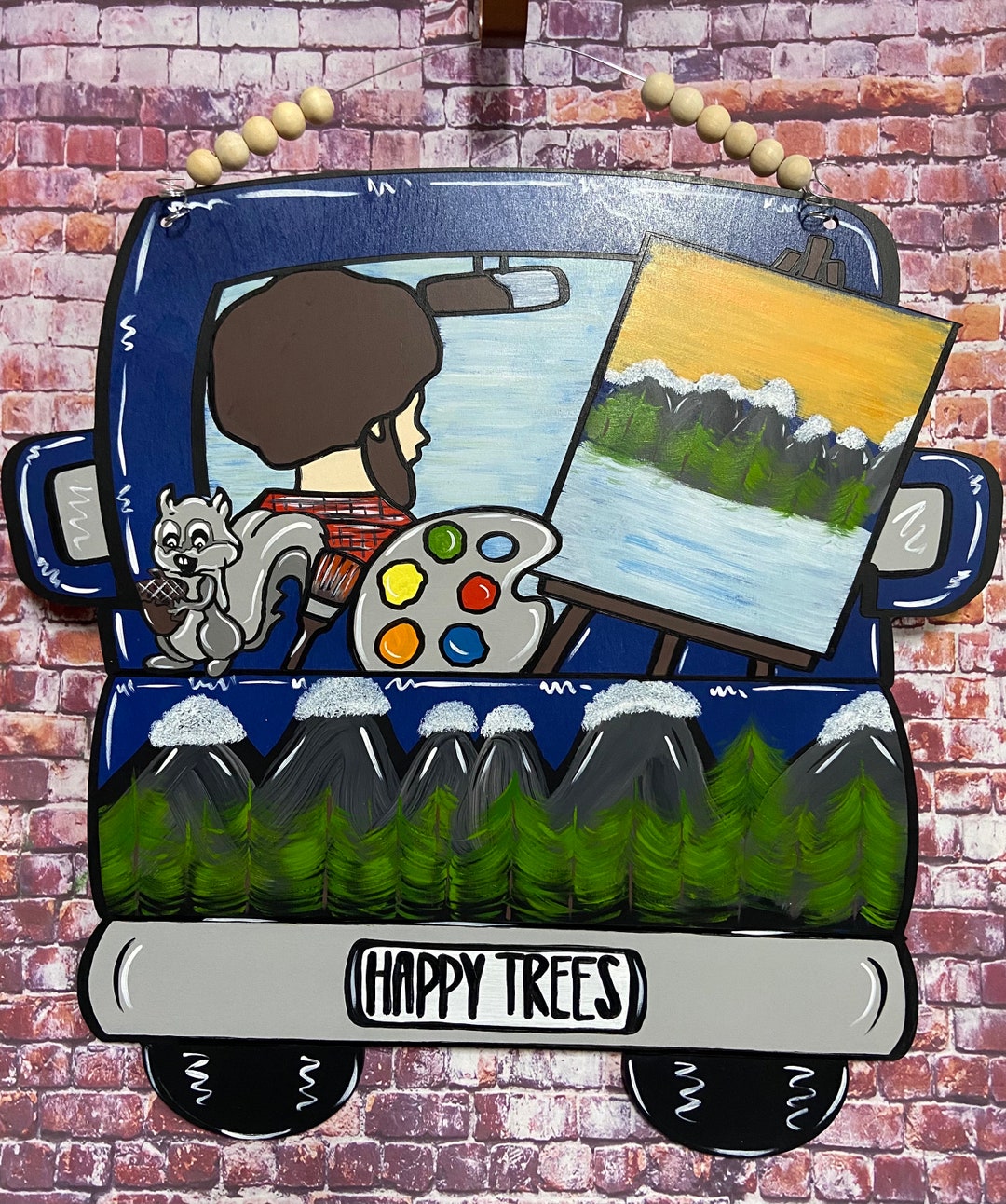 Truck With Artist Driver - Etsy