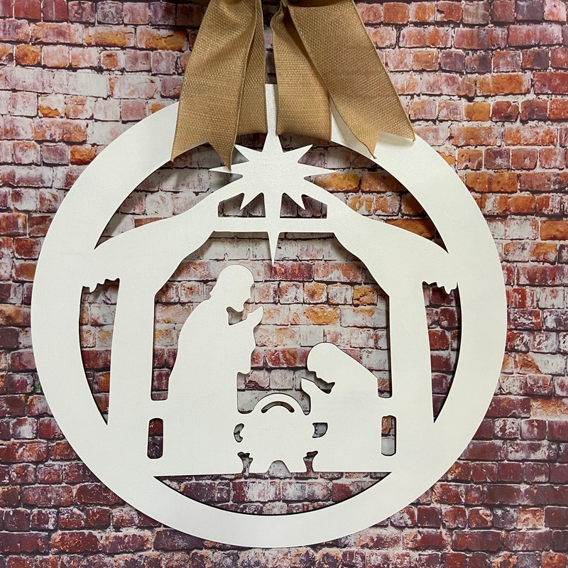 Nativity Door Hangers - Etsy