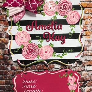 Baby Door Hanger - Etsy