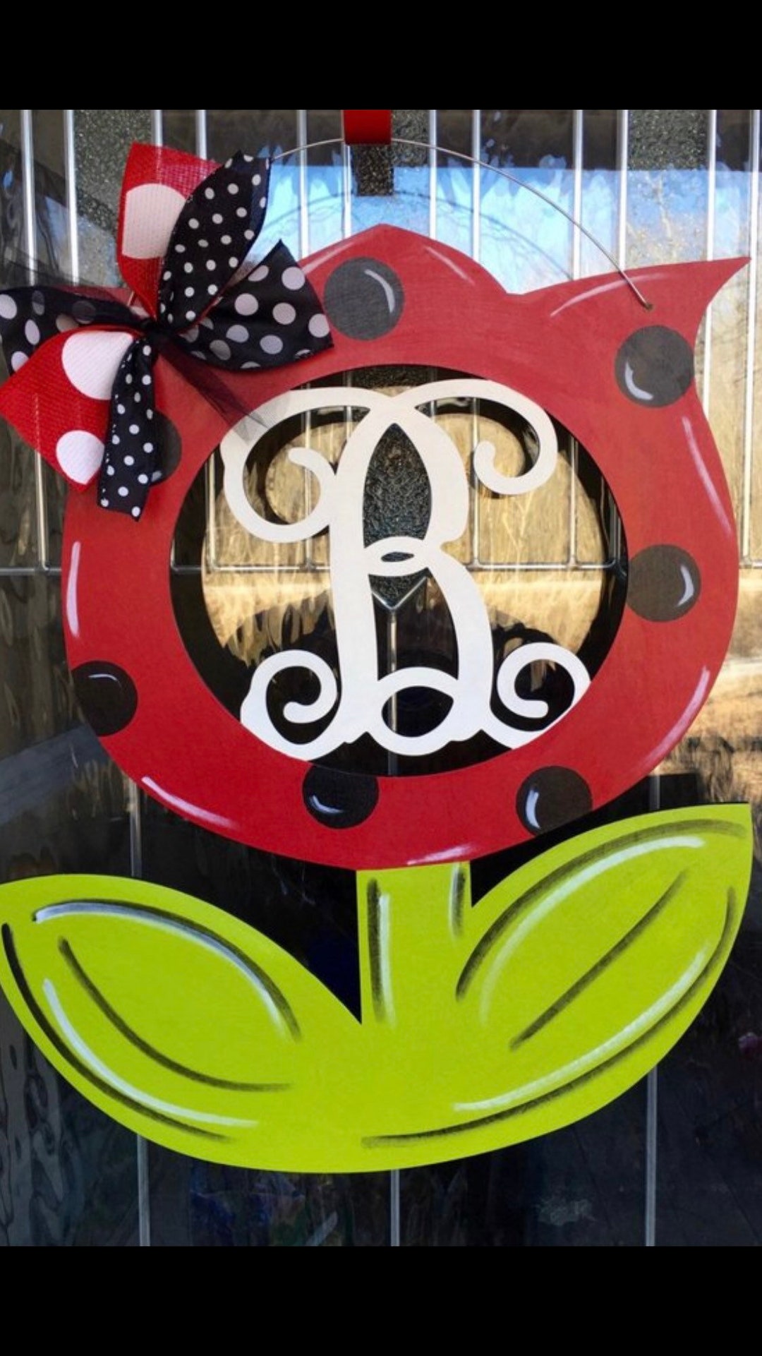 Tulip Monogram Spring Flower - Etsy