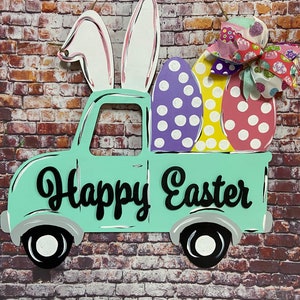 Truck Happy Easter - Etsy