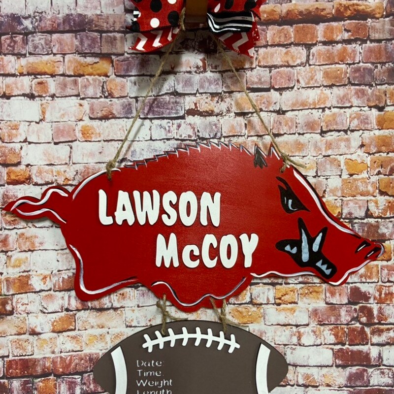 Razorback Baby - Etsy