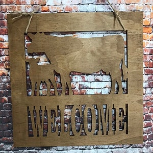 Cow Welcome - Etsy