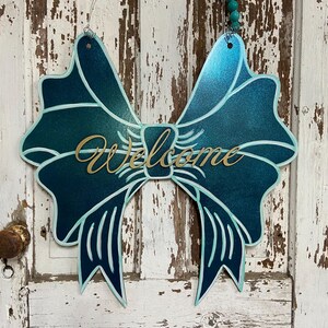 Bow Door Sign - Etsy