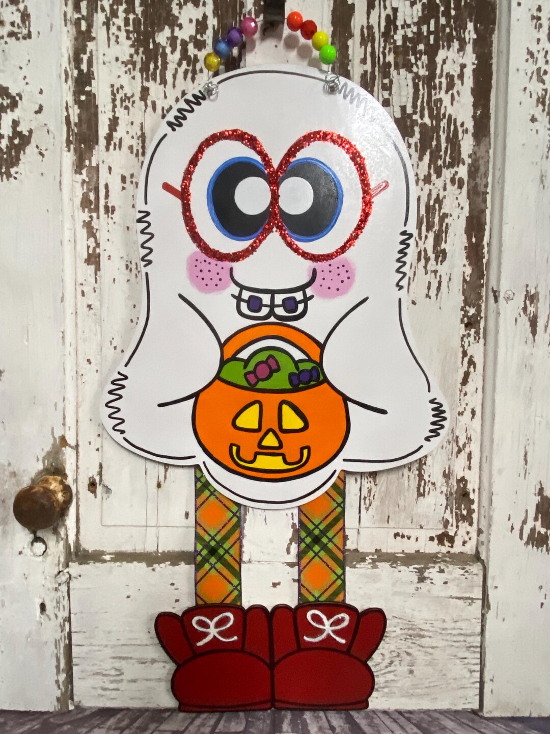 Ghost With Ribbon Legs - Etsy