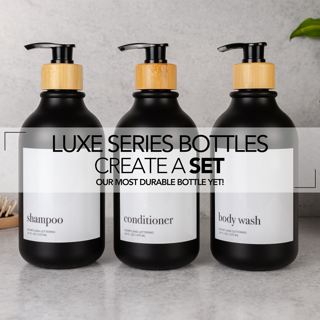 Reusable Modern Shampoo, Conditioner, Body Wash, Face Wash, Lotion ...