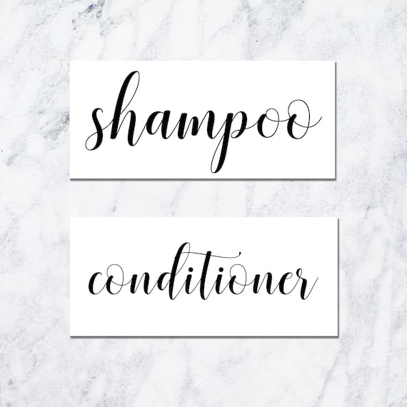Shampoo Conditioner Shower Gel Stickers at Charles Dunaway blog