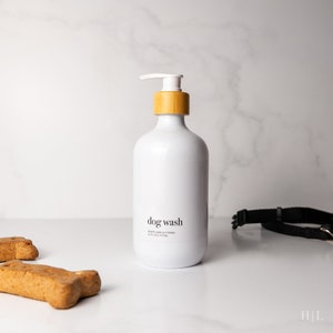 Dog Shampoo Bottle Dog Grooming Pet Bath Time Essential New Puppy Gift ...
