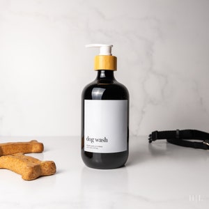 Dog Shampoo Bottle Dog Grooming Pet Bath Time Essential New Puppy Gift ...
