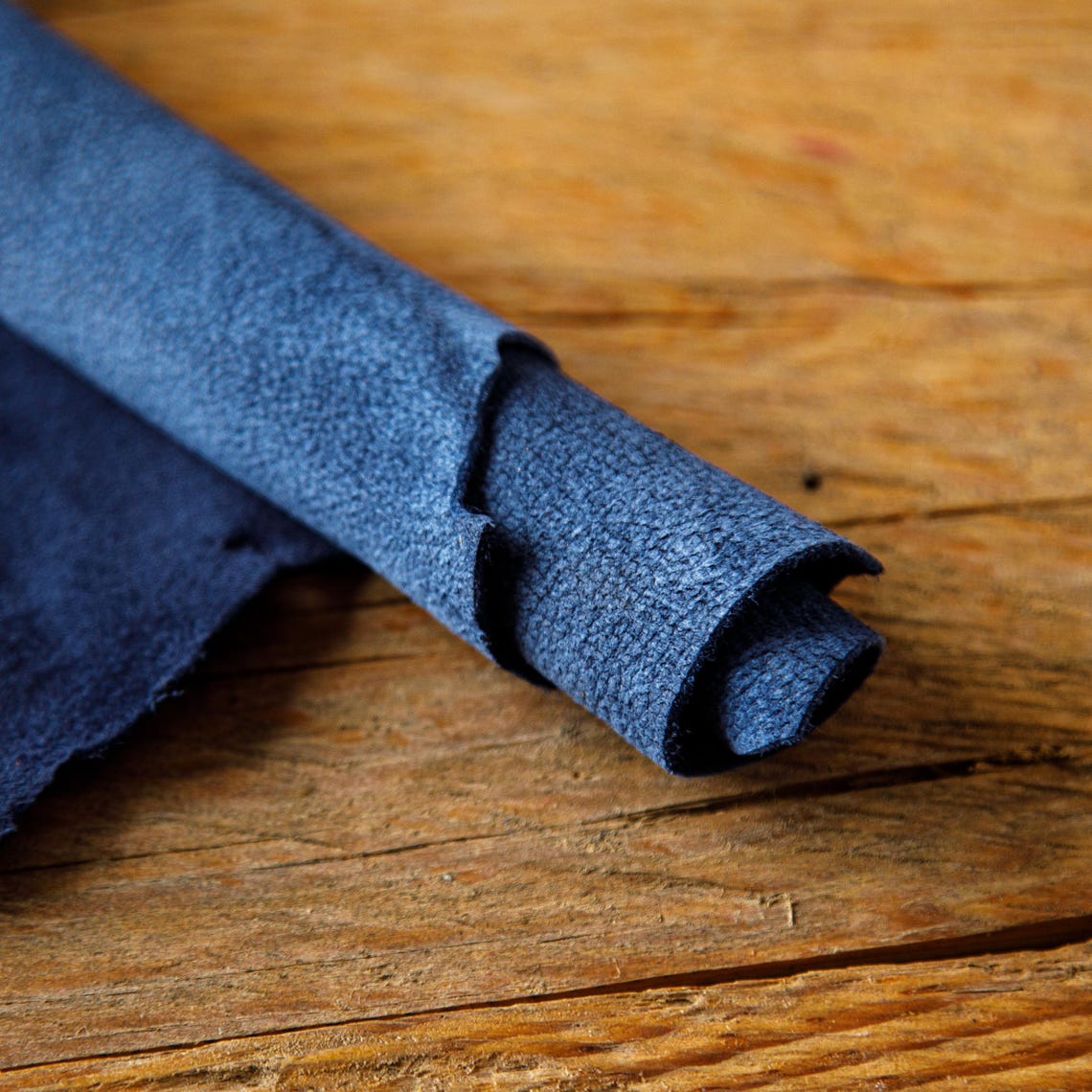 Midnight Blue Goat Suede – Genuine Suede, Leather for Crafts, Goatskin ...