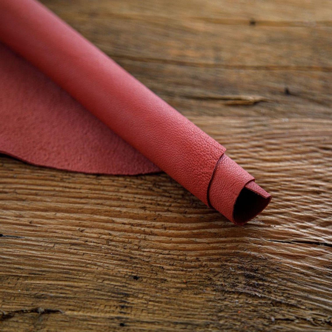 Soft Chrome Tanned Red Matte Finish Dyed Leather Hides ,fashion,tooling ...